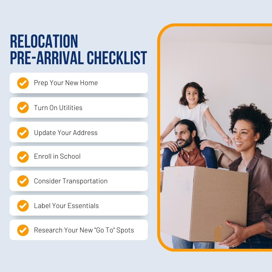 Relocation Pre-Arrival Checklist! – GarciaSHomeS Real Estate Blog